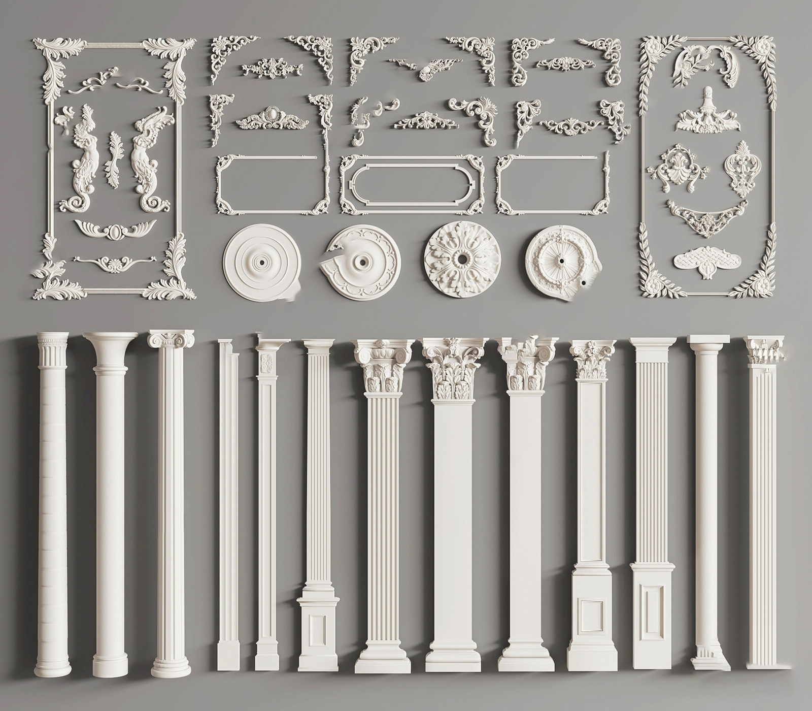 Bộ thư viện tân cổ điển Sketchup - SU84 Studio