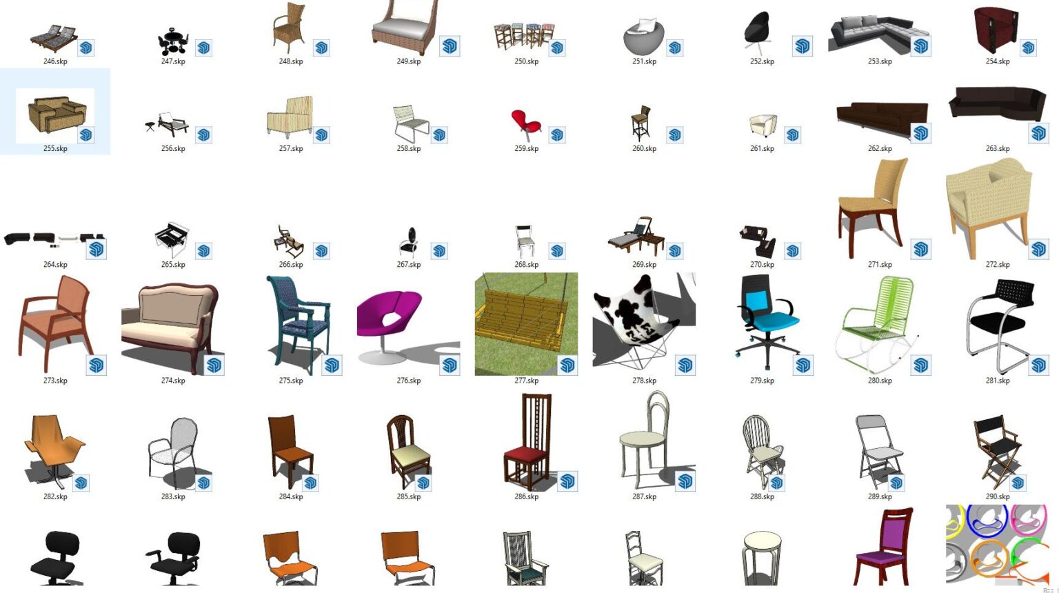 Thư viện Sketchup tổng hợp - SU84 Studio