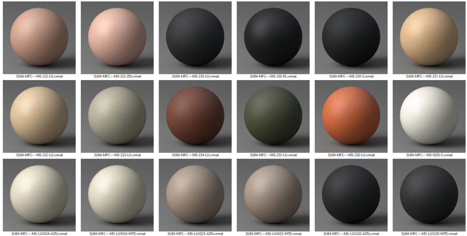 Map gỗ An Cường MDF Melamin đơn sắc Full setting - SU84 Studio