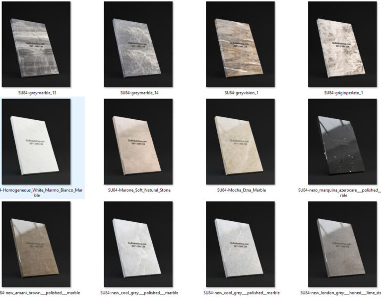 Map đá Marble Texture - SU84 Studio