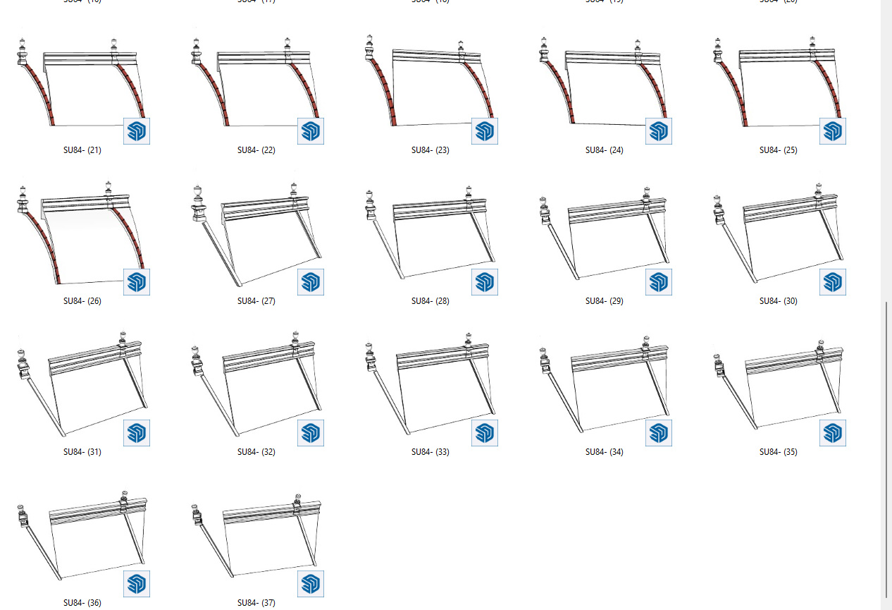 Mái vát Profile builder FREE - SU84 Studio